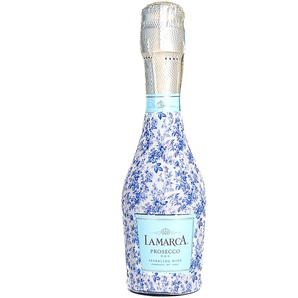 Beau Bottles Blue Floral - MINI Prosecco Collection - Six Pack ...